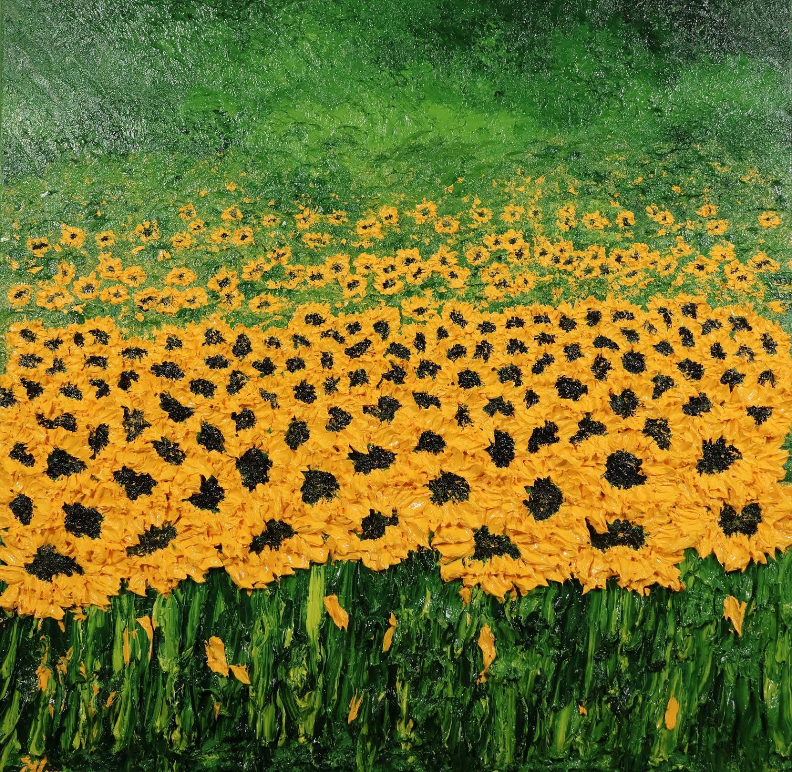 Helen Petri - Jewelled Coast - floral impasto impressionist artwork ...