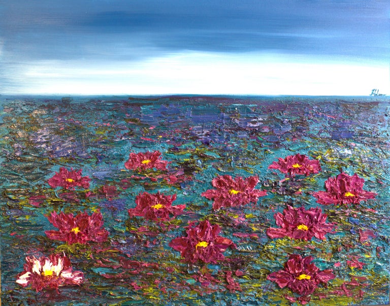 Helen Petri - Floating Desire - impasto impressionist oil artwork ...