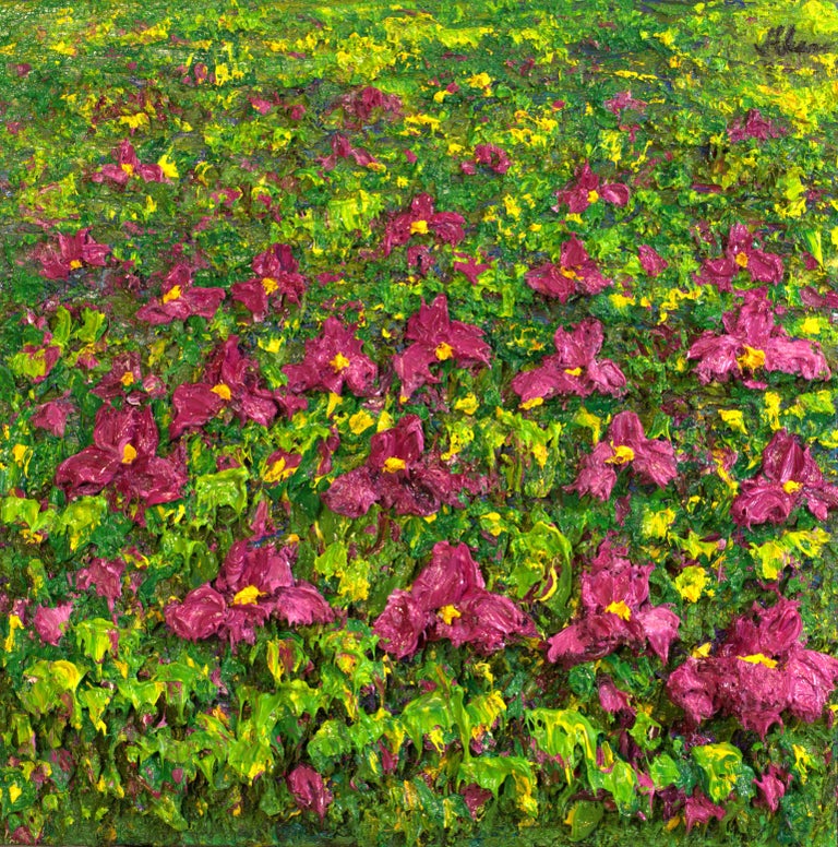 Helen Petri - Morning Blooms - heavy impasto impressionist artwork ...