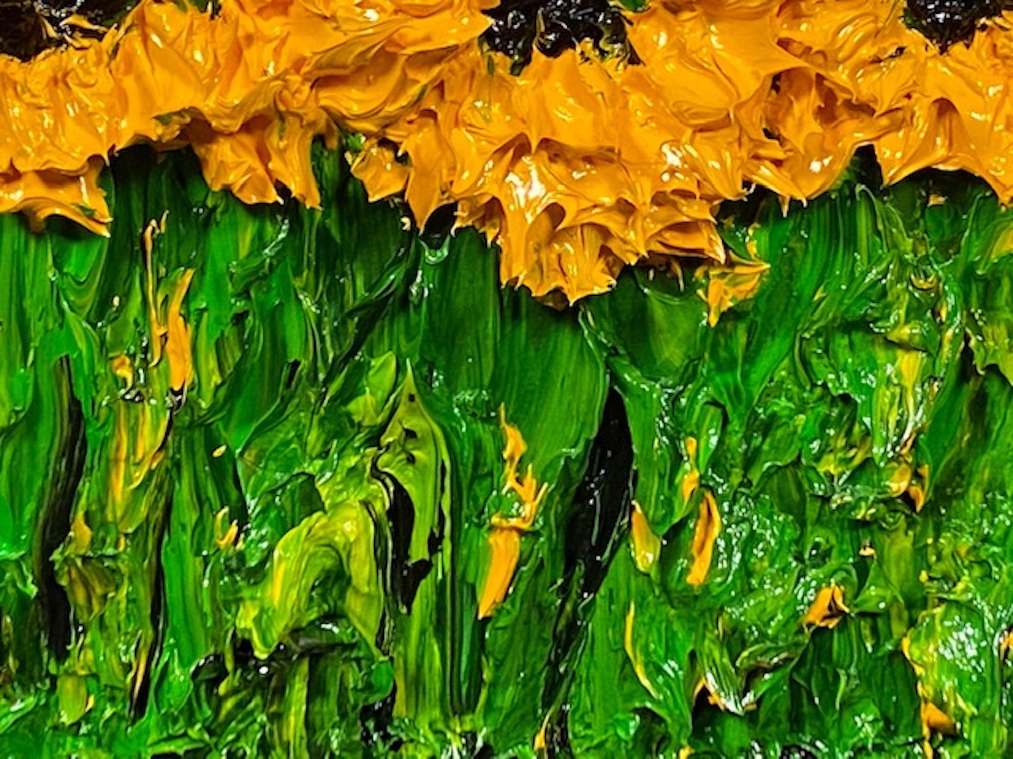 Helen Petri - Paradise - œuvre d'art impressionniste d'empâtement ...