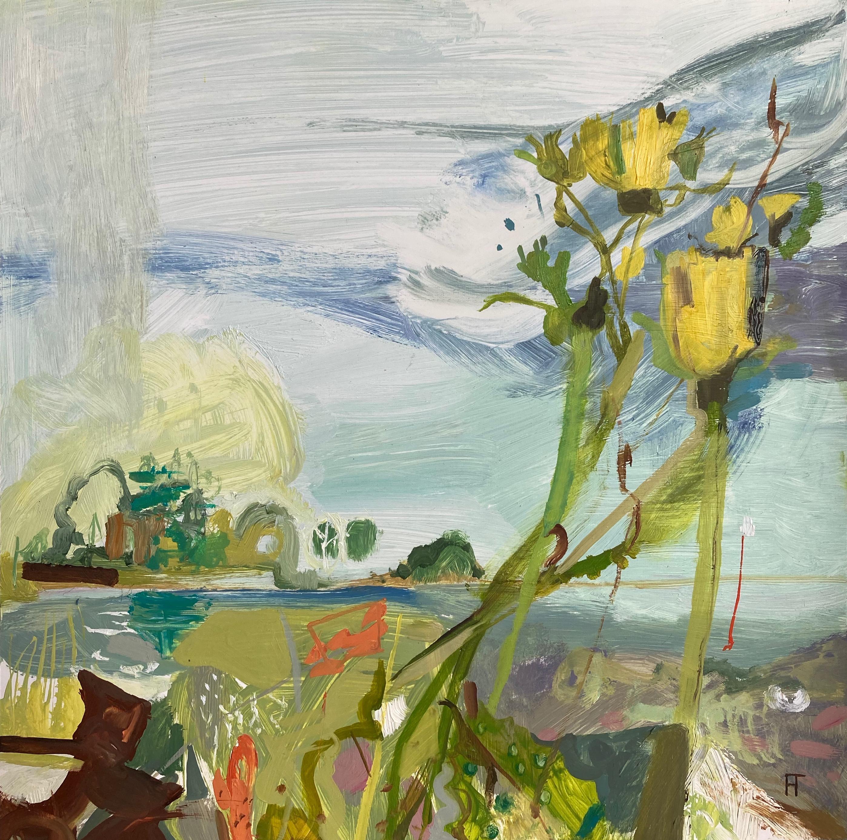 Tracy Helgeson - At First Blush (Minimalist Color Field Landscape ...