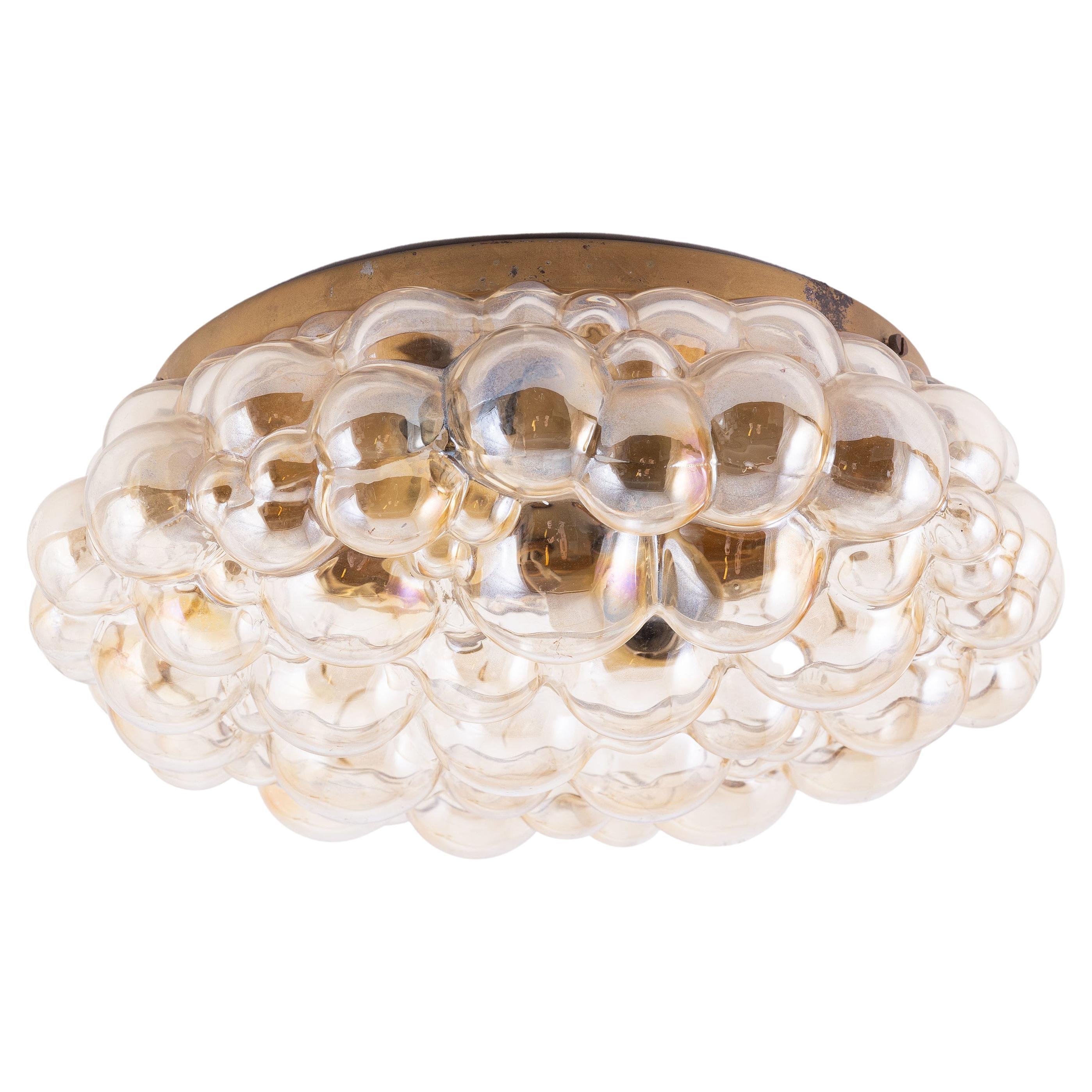 Set of Five-Glass Light Fixtures by Helena Tynell for Glashütte Limburg ...