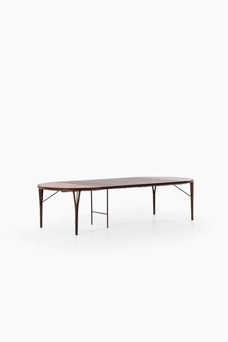 Helge Vestergaard-Jensen Dining Table by Peder Pedersen in Denmark at ...