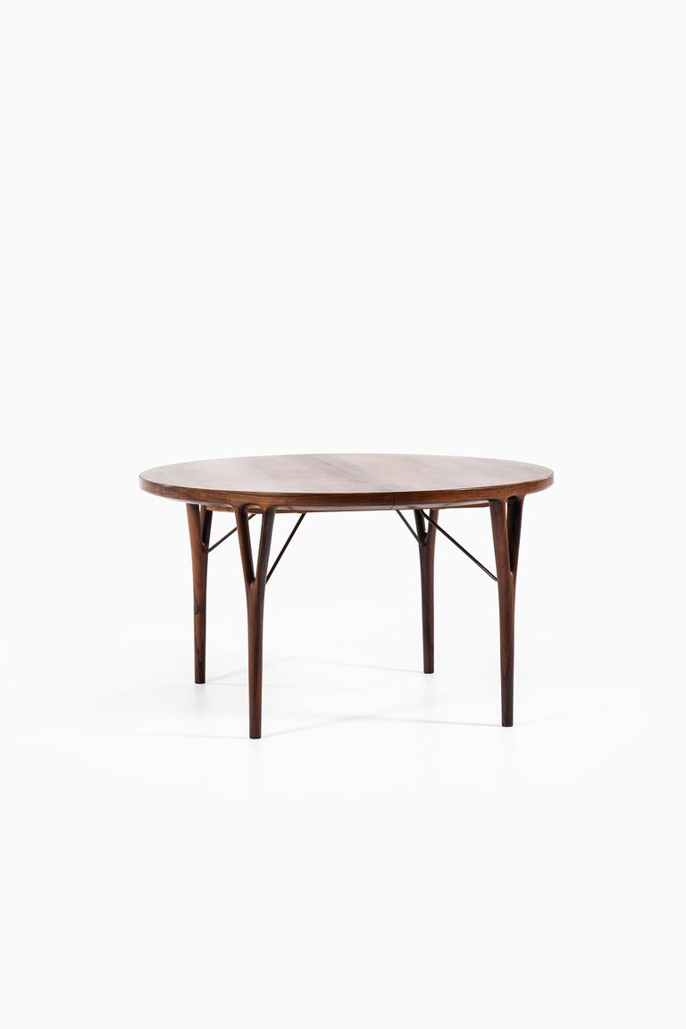 Helge Vestergaard-Jensen Dining Table by Peder Pedersen in Denmark at ...