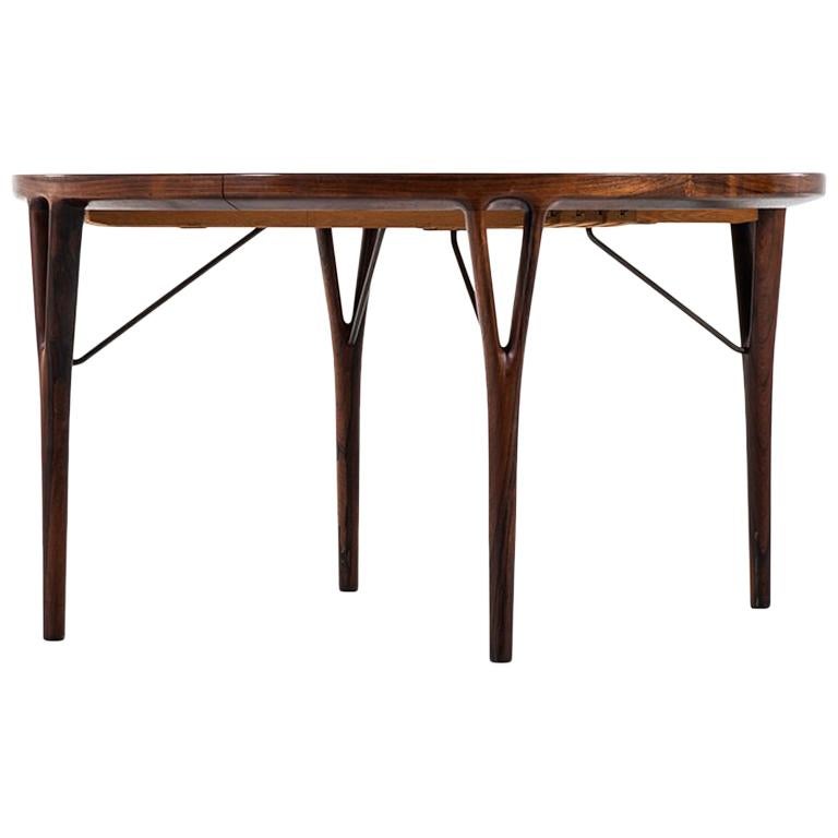 Helge Vestergaard-Jensen Dining Table by Peder Pedersen in Denmark at ...