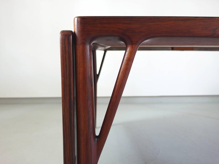 Helge Vestergaard Jensen Sculptural Dining Table with Extension ...