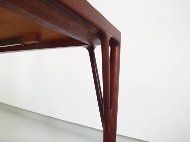 Helge Vestergaard Jensen Sculptural Dining Table with Extension ...