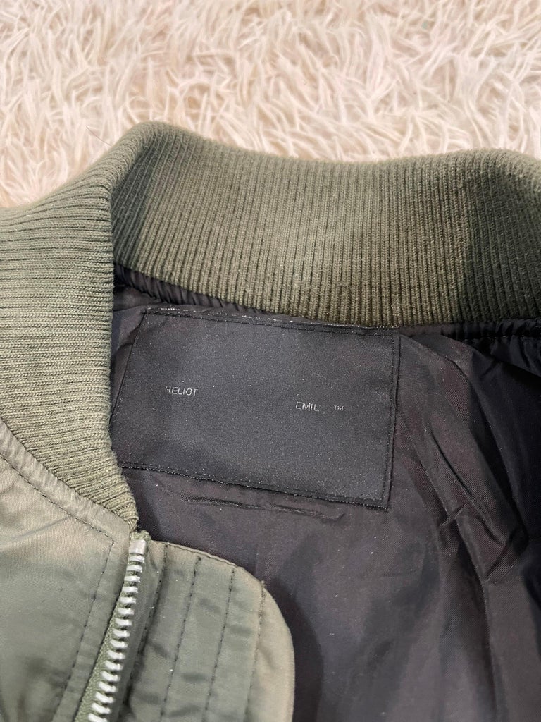 Heliot Emil F/W2022 Tranquil Bomber Jacket For Sale at 1stDibs
