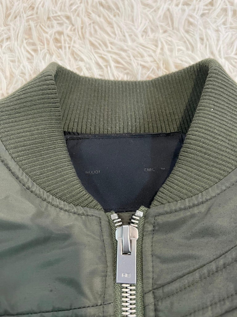 Heliot Emil F/W2022 Tranquil Bomber Jacket For Sale at 1stDibs