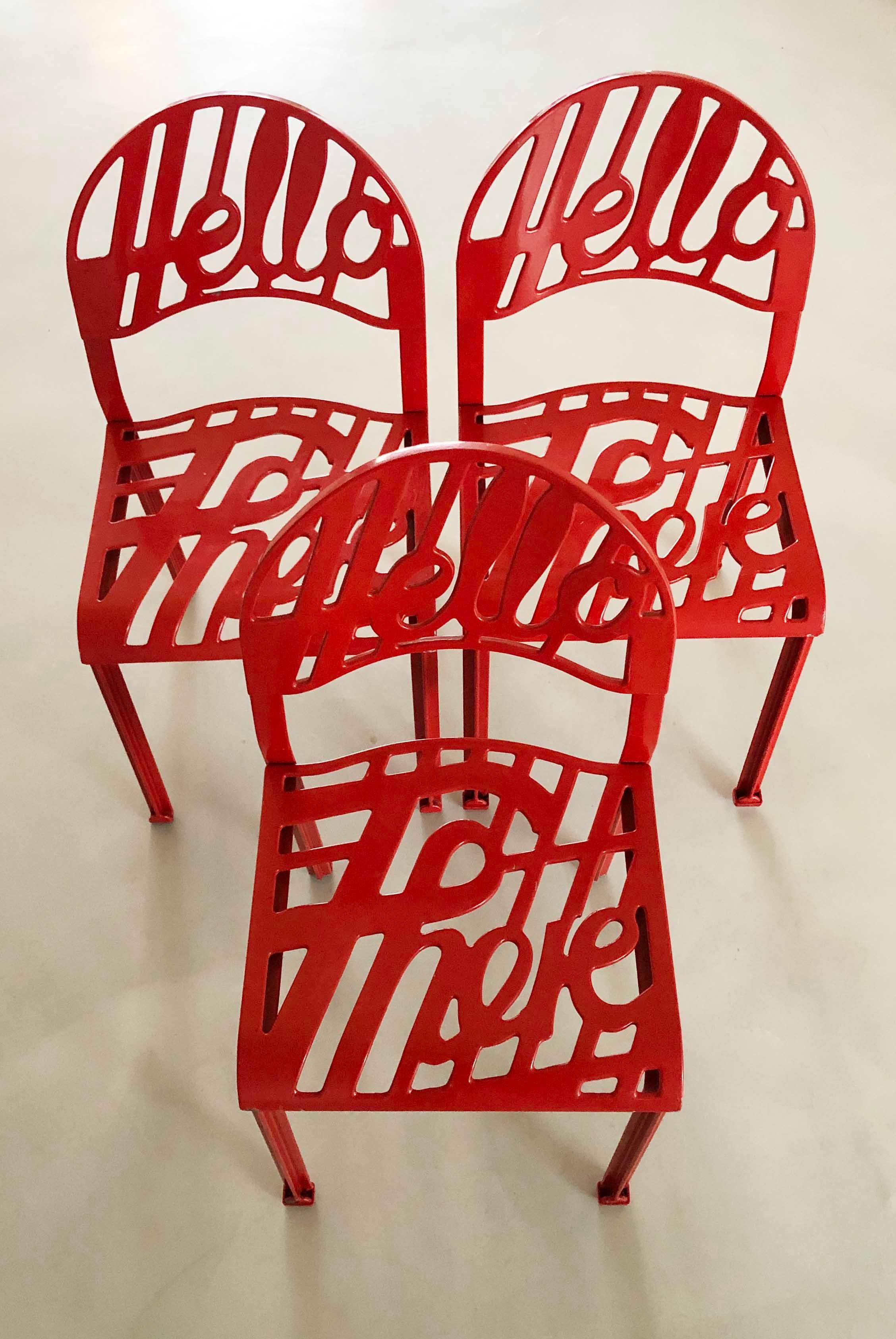 "Hello There" chairs designed by Jeremy Harvey for Artifort. 1970's For ...