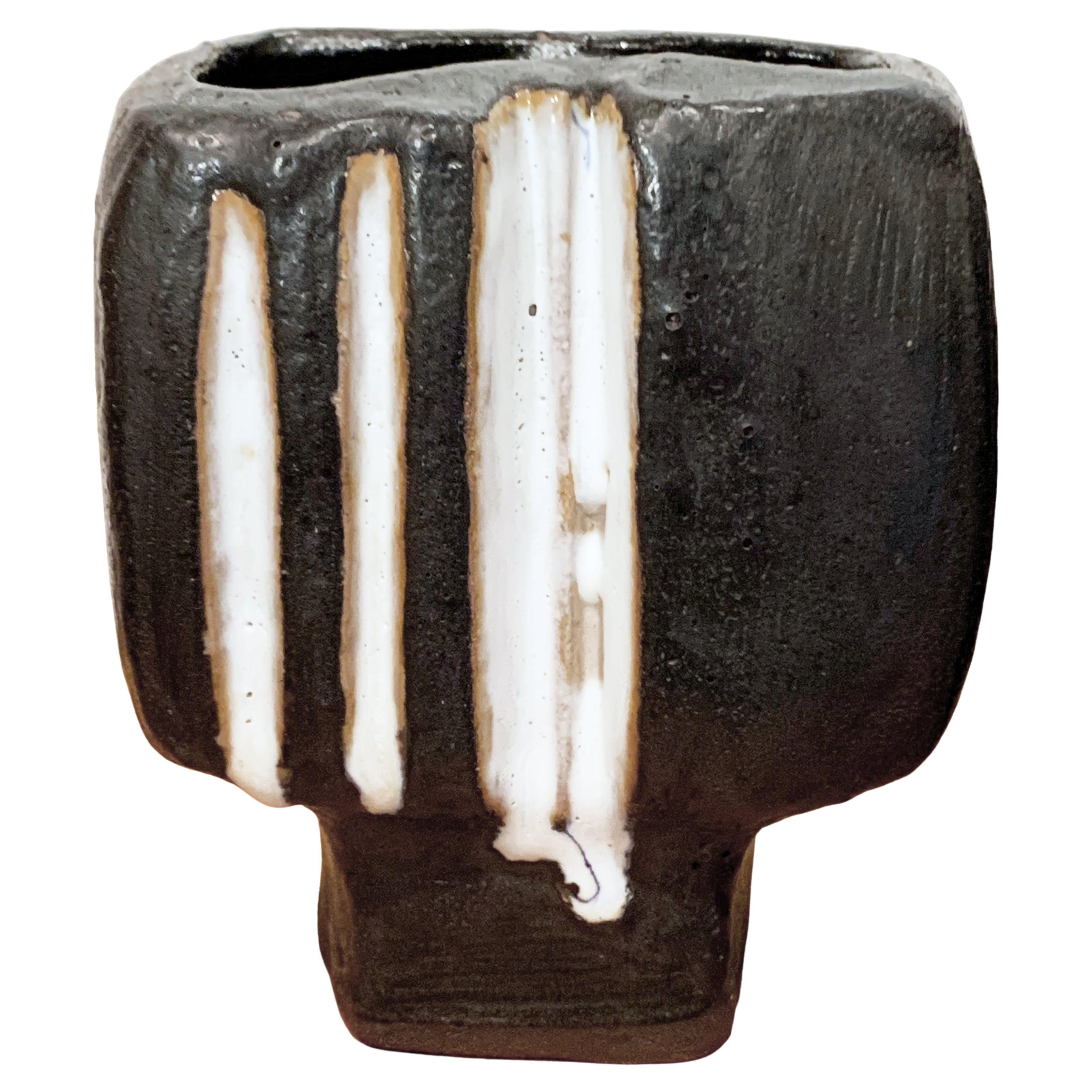Tony Evans Vintage Raku Studio Clay Pot For Sale at 1stDibs