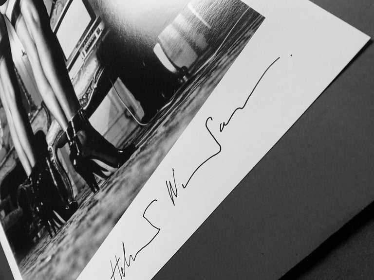 Helmut Newton - Helmut Newton, 'Two Pairs of Legs in Black Stockings ...