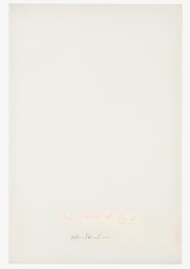 Helmut Newton - Helmut Newton Violetta with Monocle (signed Helmut ...