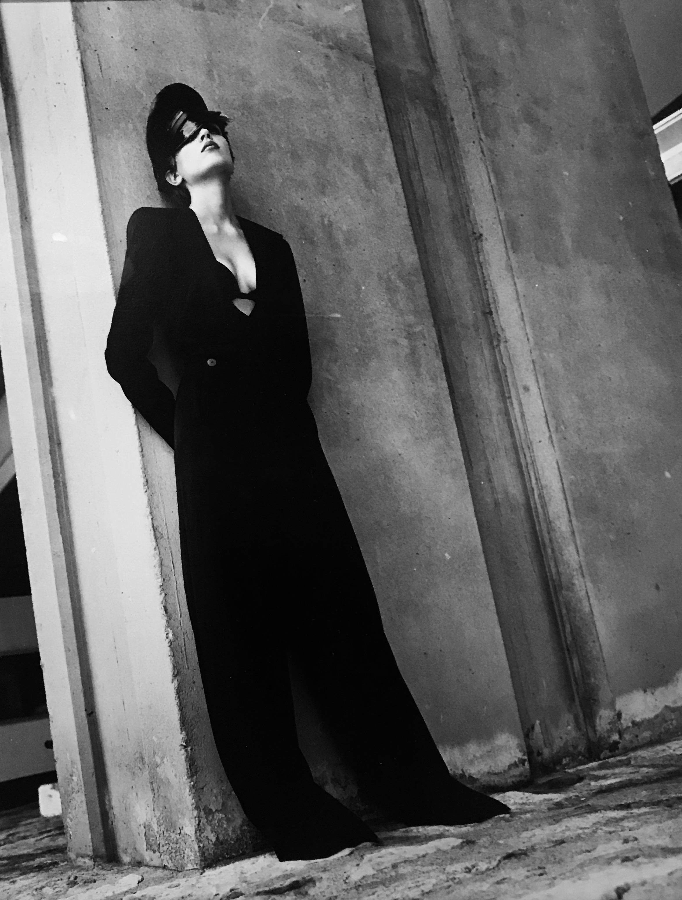 Helmut Newton - Model In Trousers, Taken For YSL at 1stDibs