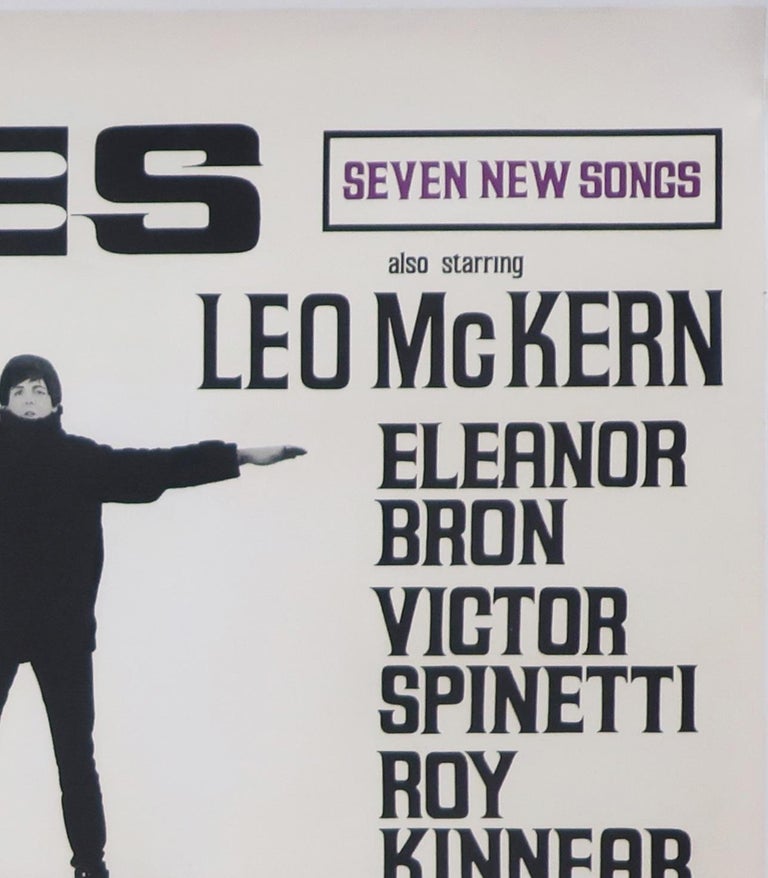 Help! The Beatles Original UK Film Movie Poster, 1965 For Sale at 1stDibs