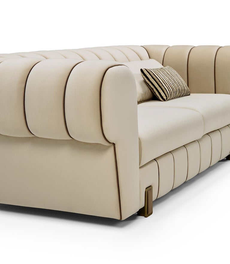 HEMINGWAY II Sofa with Quilted Back and Arms For Sale at 1stDibs