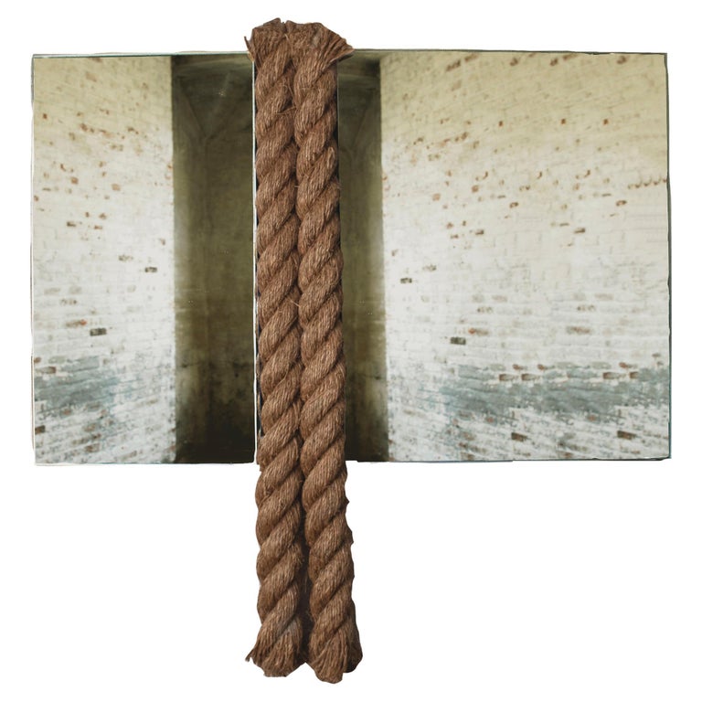 Hemp Ropes, Contemporary, Sculptural, Minimal, Bacchanal Mirror For ...