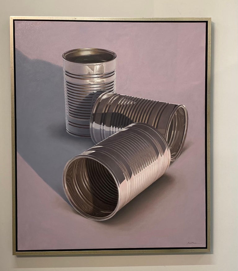 Henk Boon - Composition with Three Cans- 21st Century Hyper Realistic ...