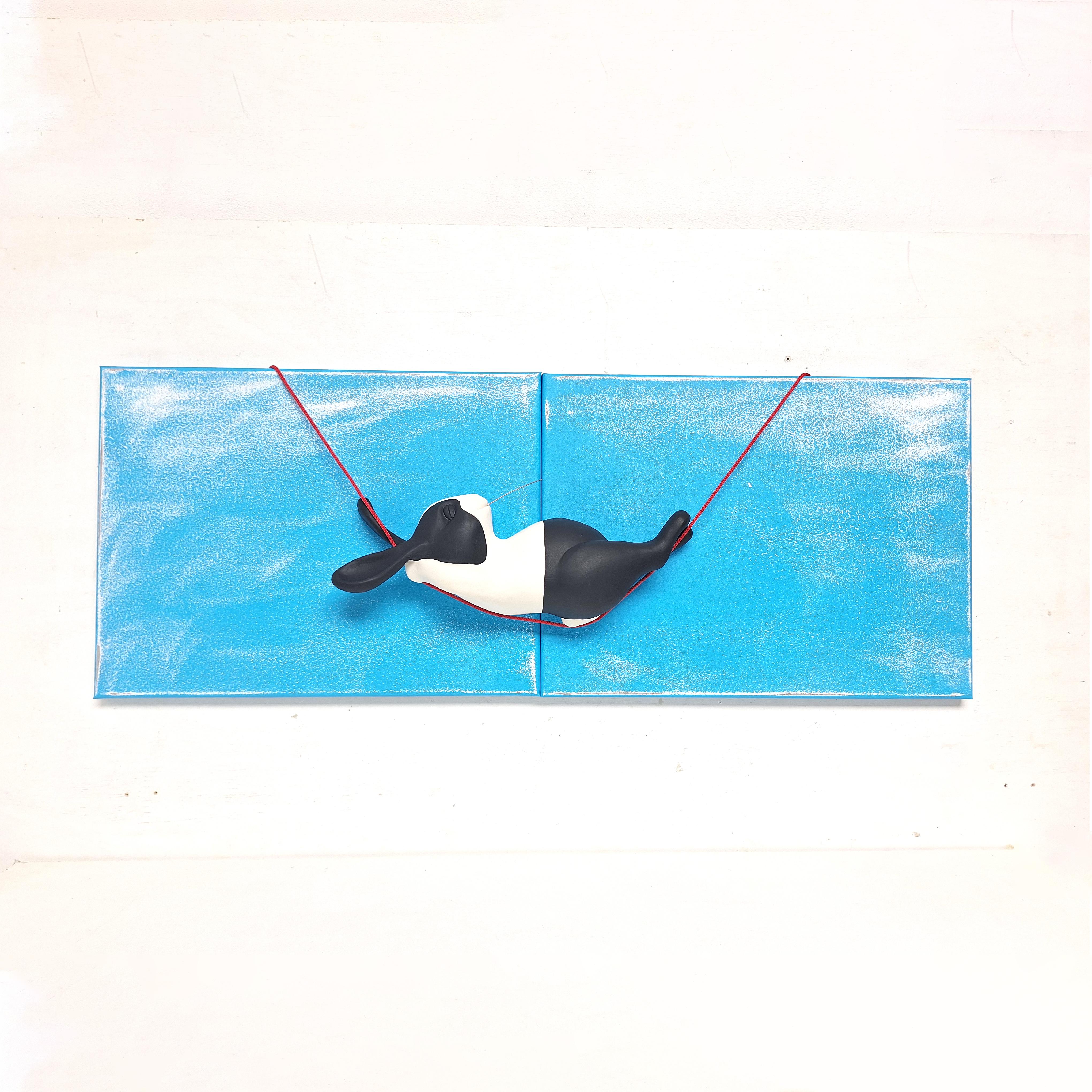 Henk Jan Sanderman - Daydreamer-bunny-original realism wildlife ...