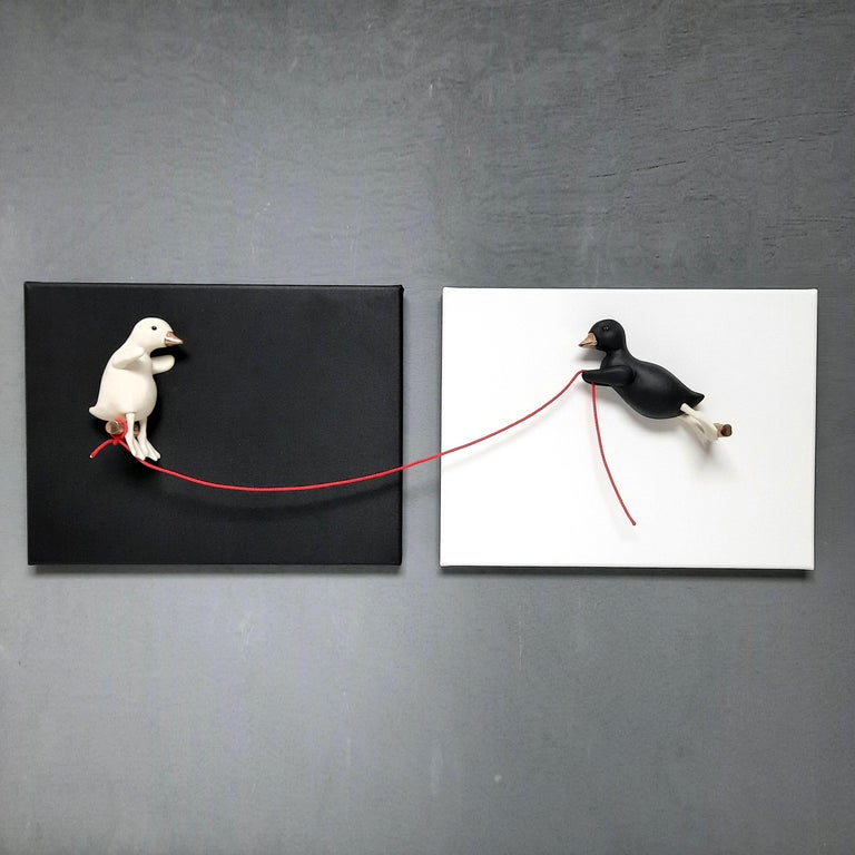 Henk Jan Sanderman - Leap of Faith - contemporary wild animal sculpture ...
