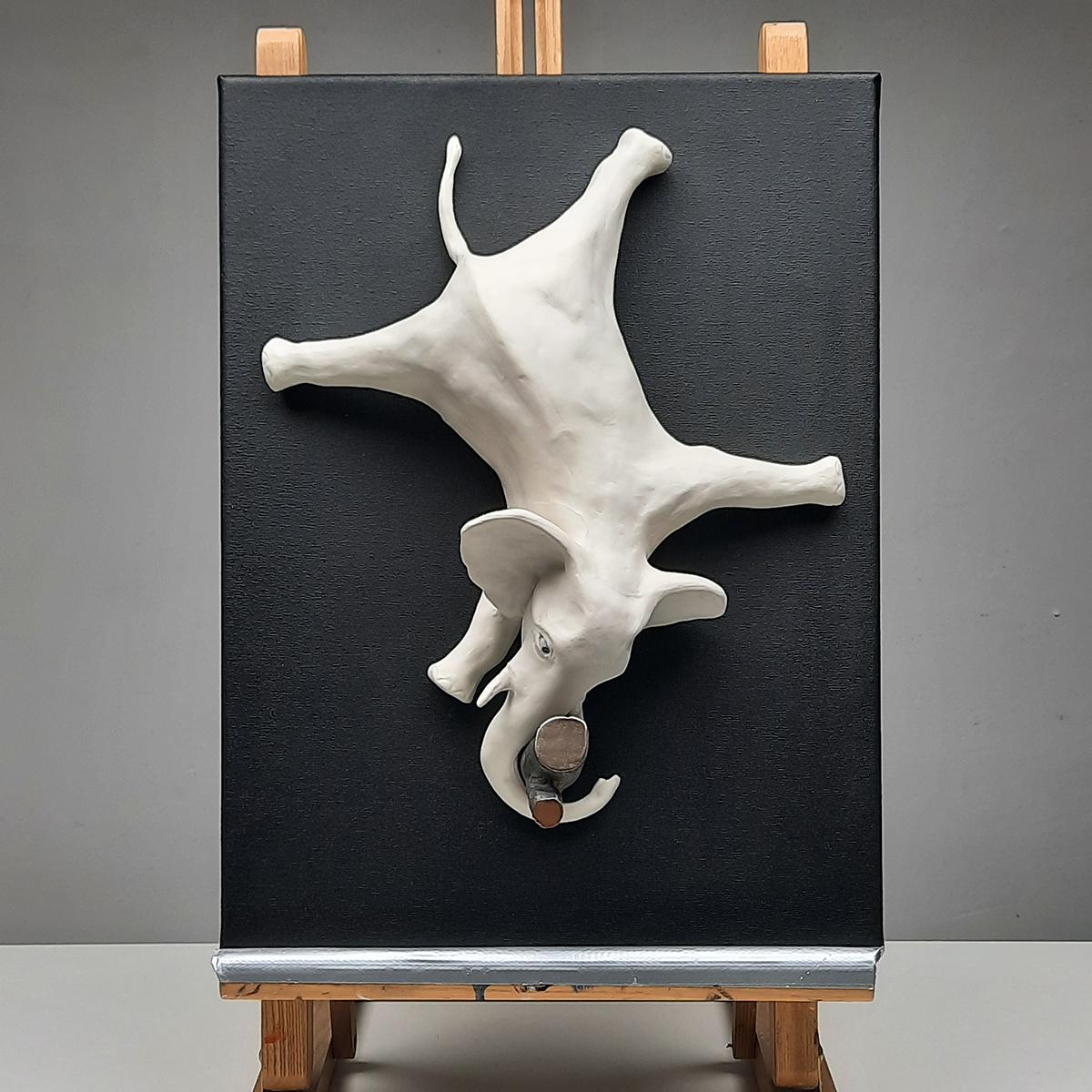 Henk Jan Sanderman - Puffin, What's Up - figurative animal installation ...