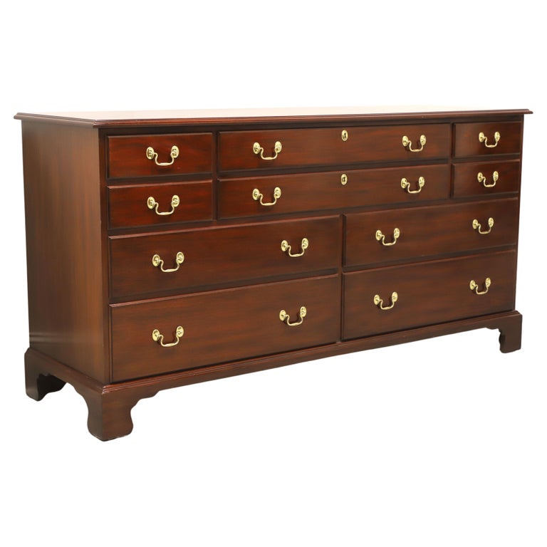 HENKEL HARRIS 124 29 Mahogany Chippendale Style Triple Dresser For Sale ...