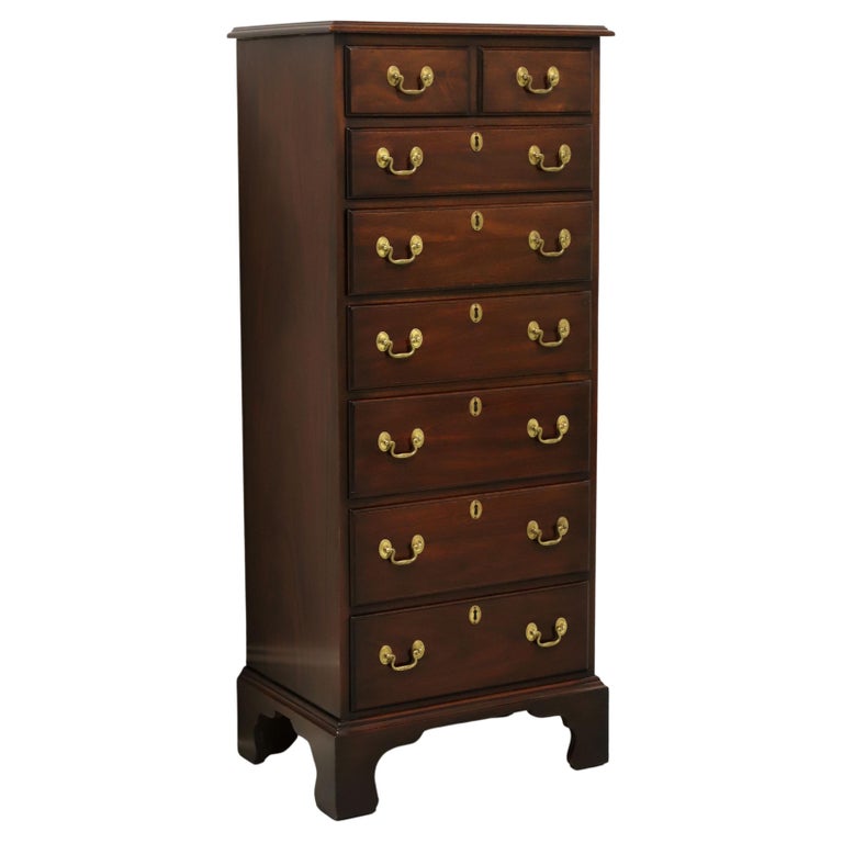 HENKEL HARRIS 155 29 Solid Mahogany Chippendale Semainier Lingerie ...