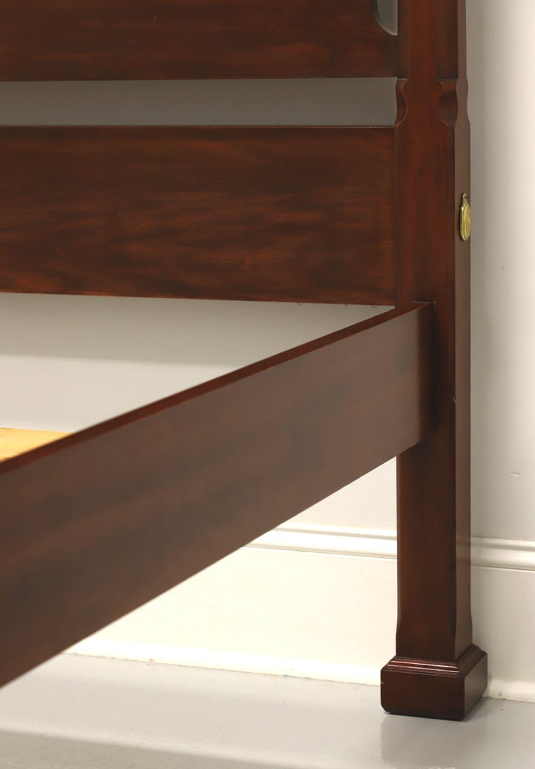 HENKEL HARRIS 170 24 Wild Black Cherry Queen Size Pencil Post Bed For ...