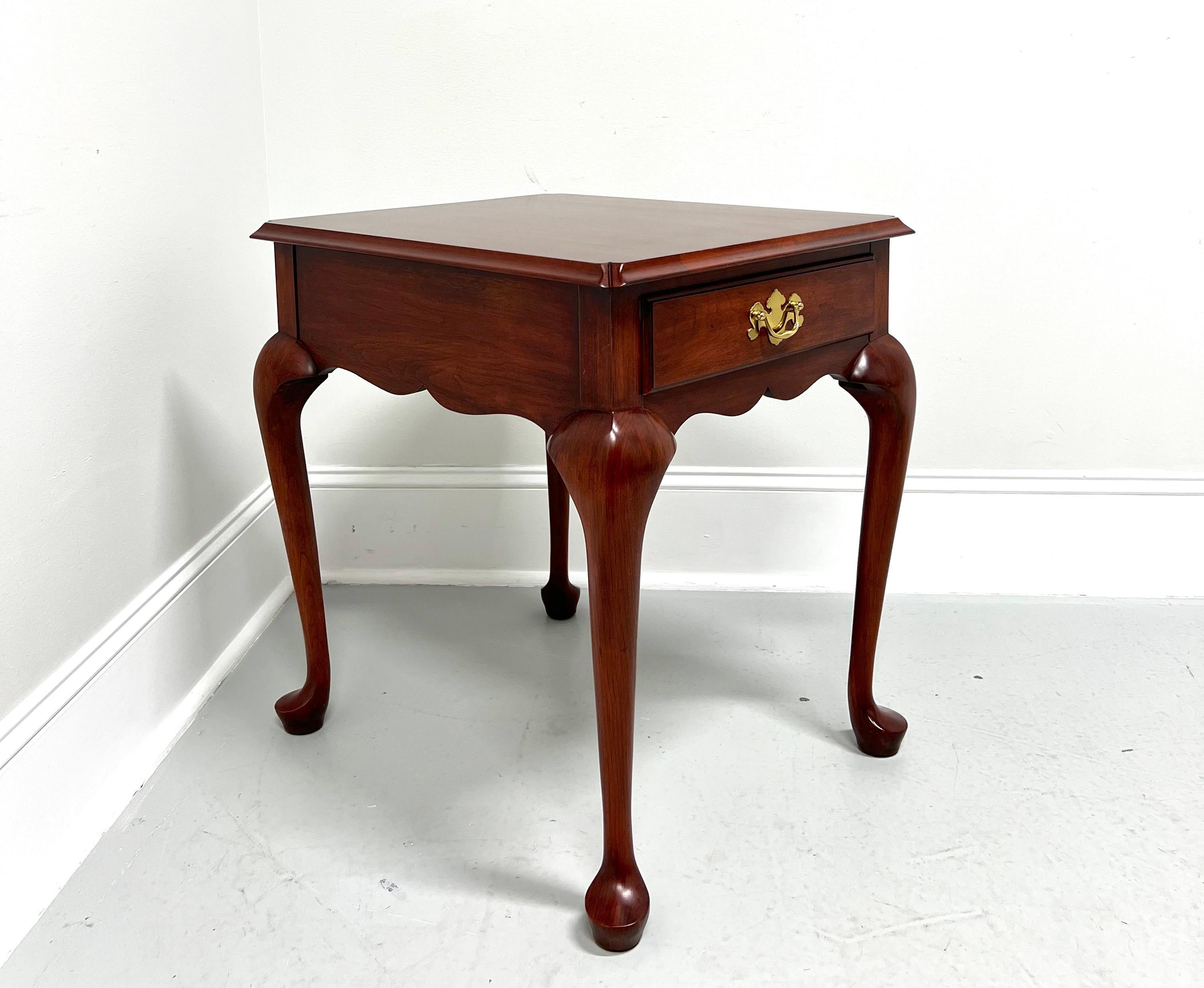 HENKEL HARRIS 5415 24 Solid Wild Black Cherry Queen Anne Rectangular ...