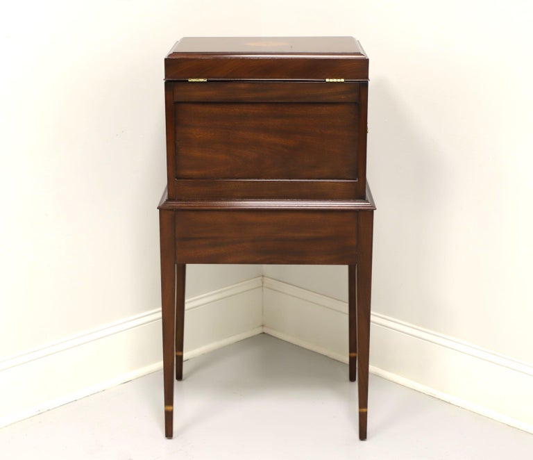 HENKEL HARRIS Hepplewhite Inlaid Mahogany Silver Chest 2529 Finish 29 ...