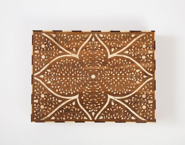Henna Tattoo Wood Inlay Box For Sale at 1stDibs