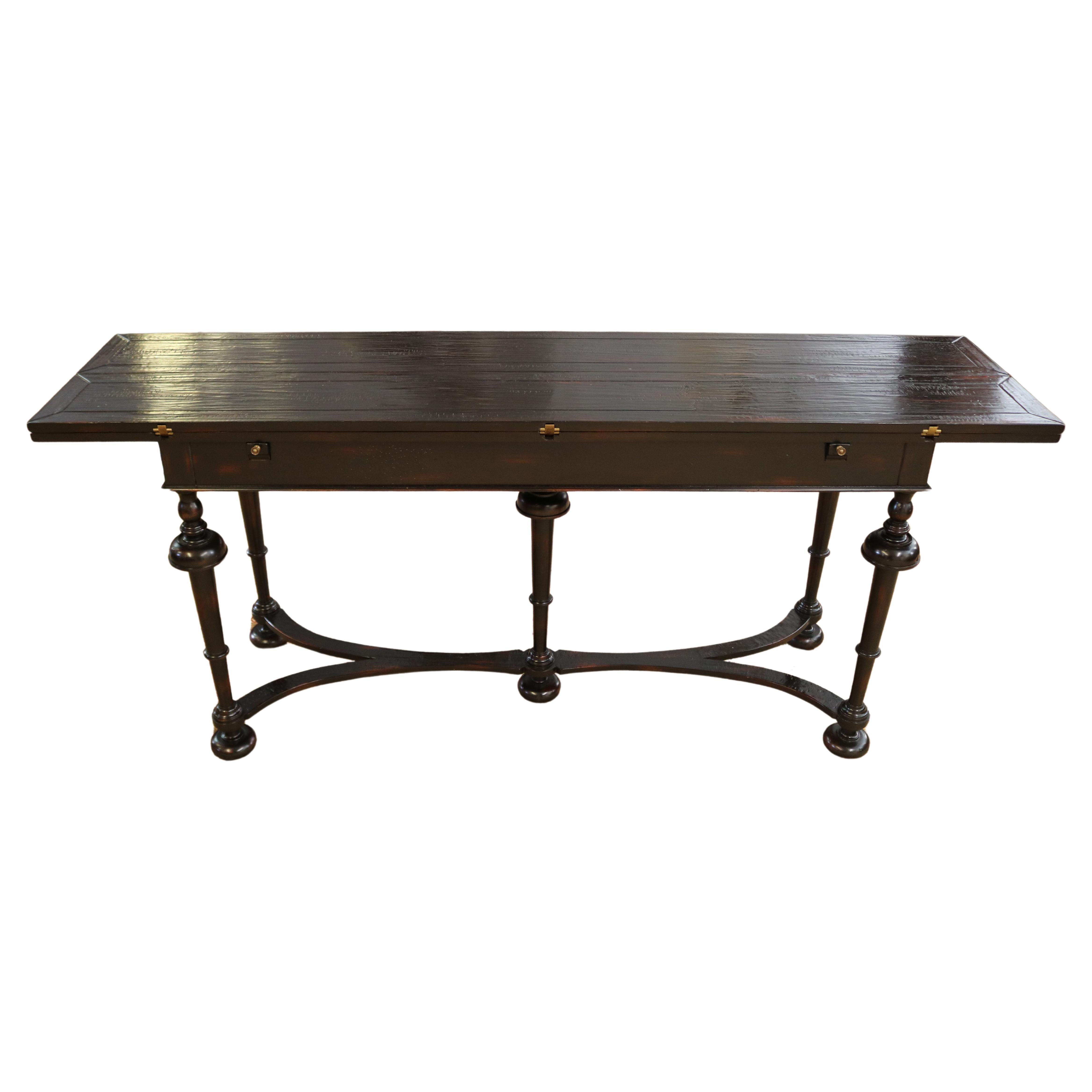 Henredon Acquisitions Townley William and Mary Mahogany Harvest Table ...