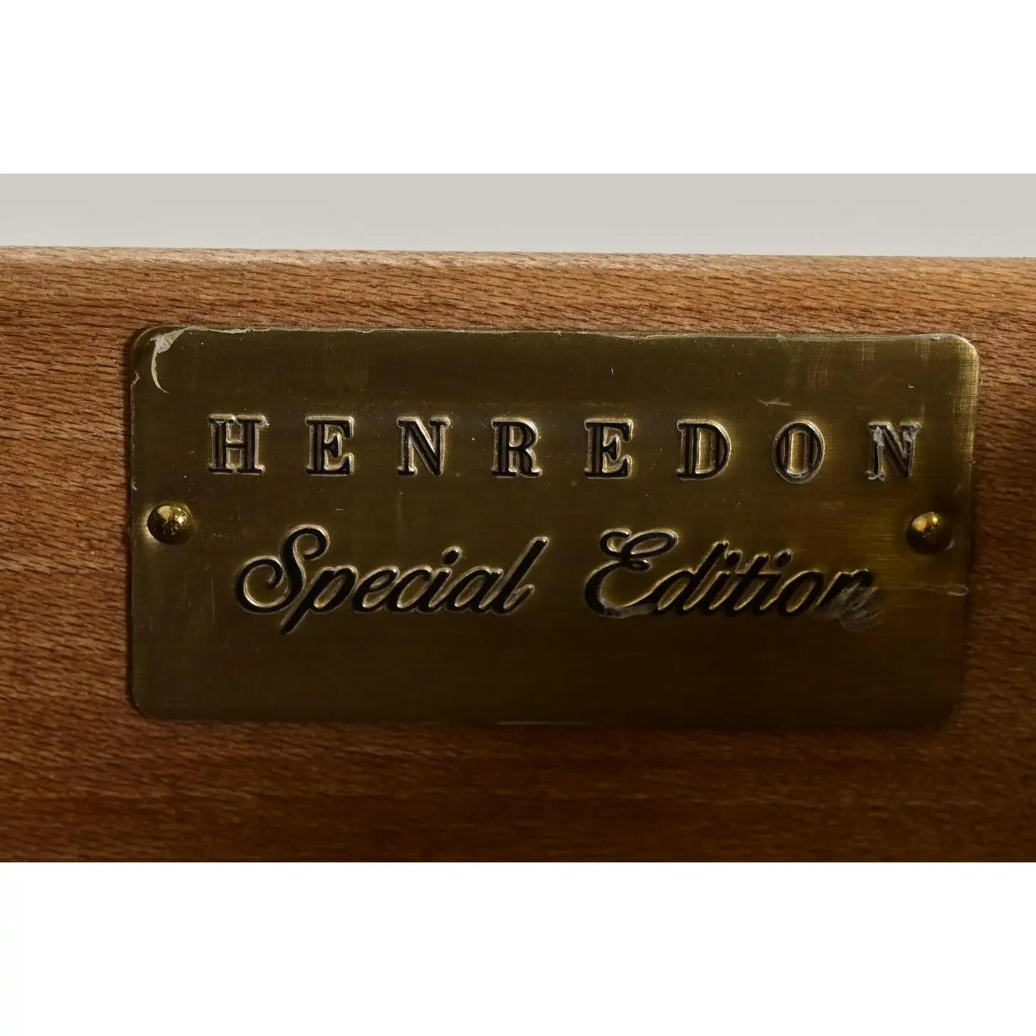 Henredon Georgian Carved Mahogany Seven-Drawer Dresser or Credenza For ...
