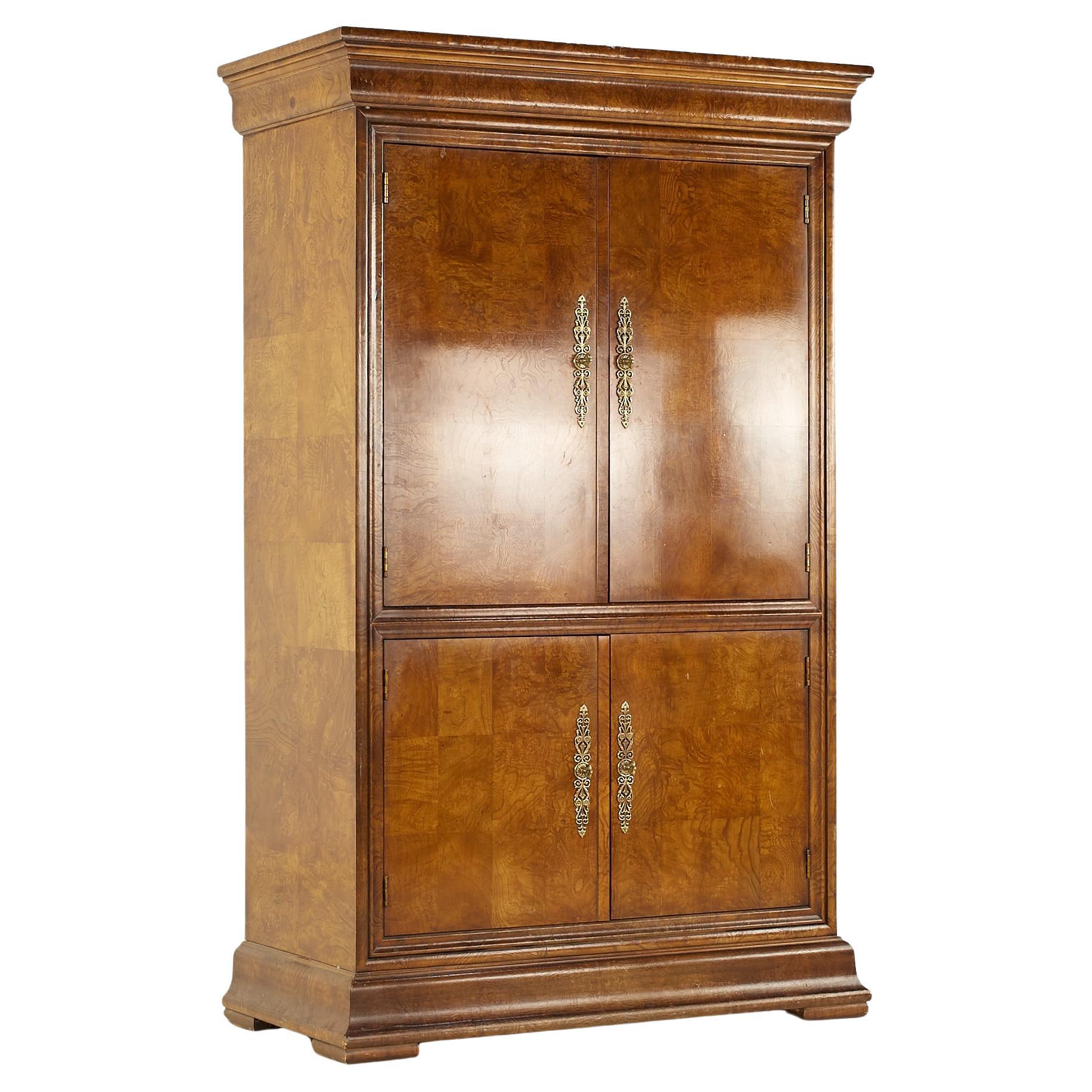 1 Scene One Campaign Style Henredon Armoire For Sale at 1stDibs
