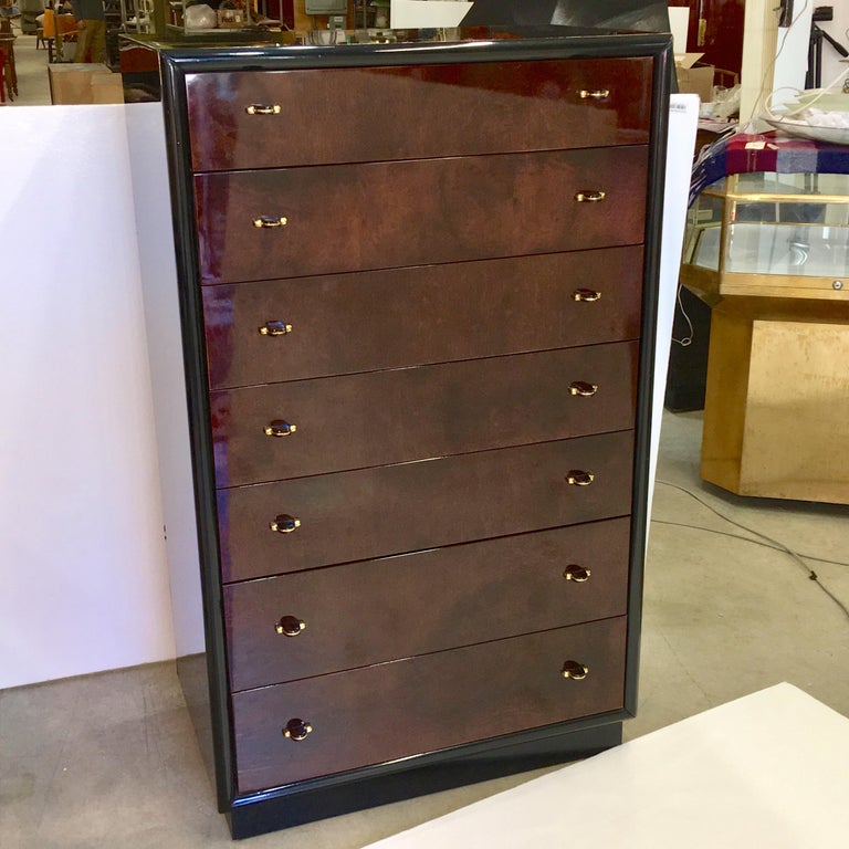 Henredon Scene Three High Chest of Drawers at 1stDibs