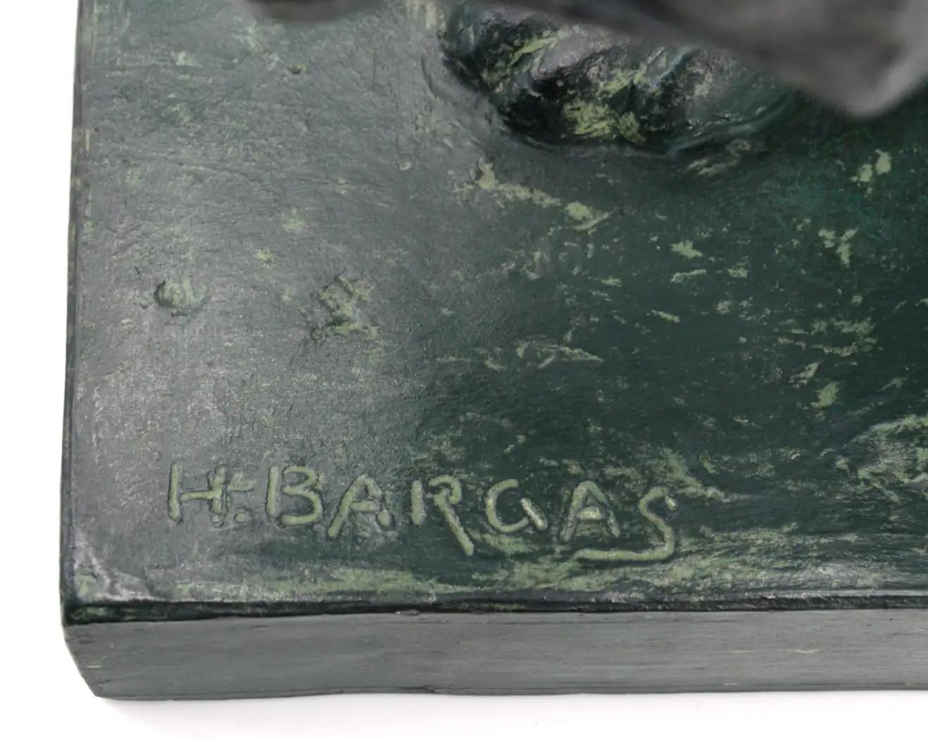 Henri Bargas, Large French Art Deco Terracotta Tiger Sculpture, 1930s ...