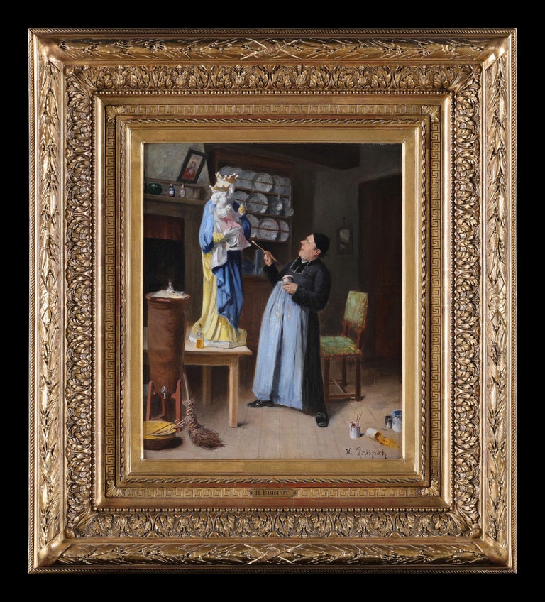 Henri Brispot - Le Cardinal Peinture de la Vierge Marie En vente sur ...