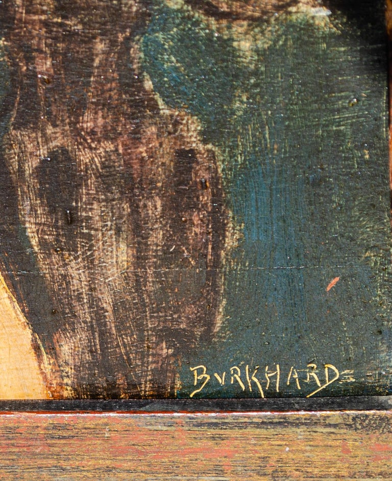 Henri Burkhard Modernist European Nude Portrait For Sale At 1stdibs