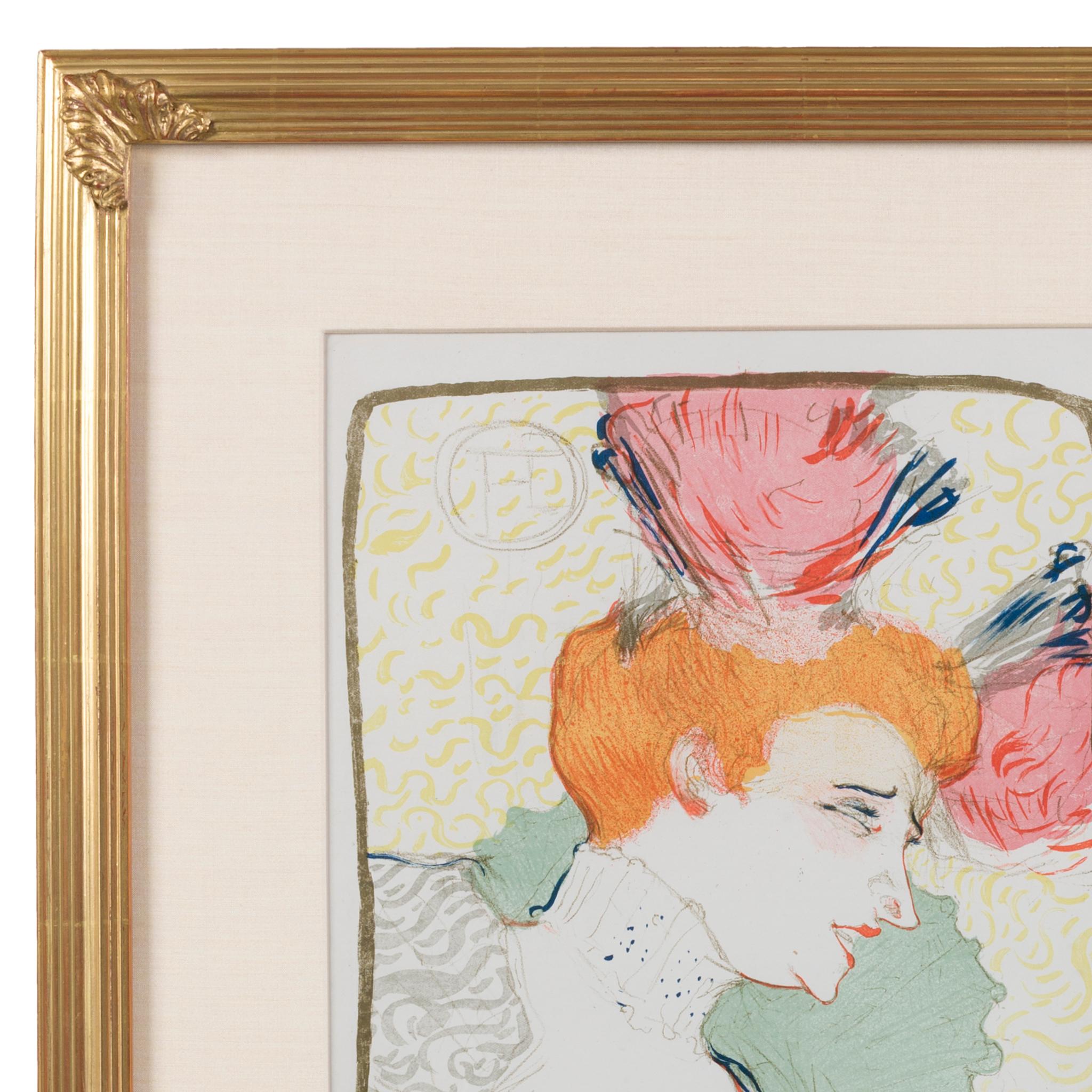 Henri de Toulouse-Lautrec "Mademoiselle Marcelle Lender" Lithograph For ...