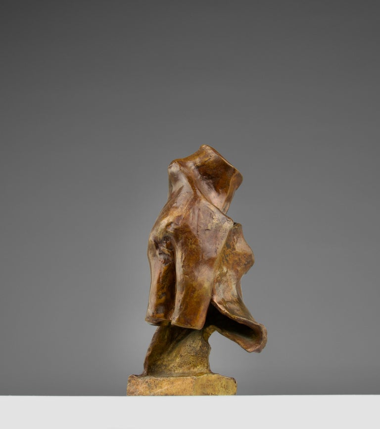 Henri DELANNE (1940-2003), „Silhouetten (Front und Rücken)“, Bronze ...