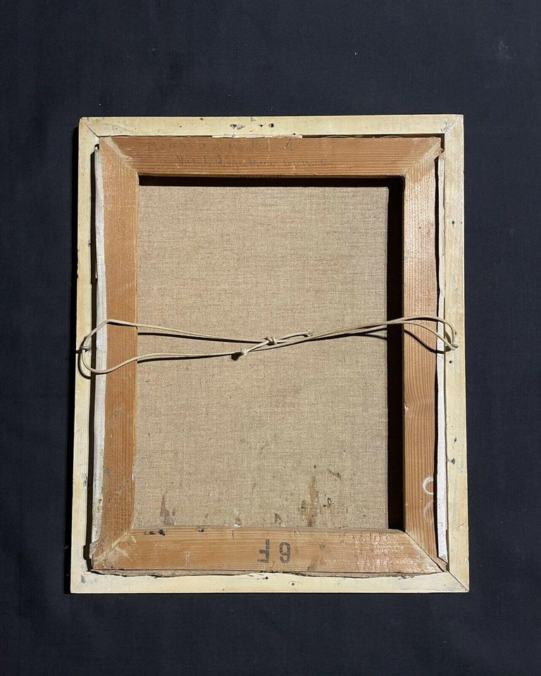 Henri Edouard Bargin (1906-1980) - French Post Impressionist Signed Oil View towards Monaco ...