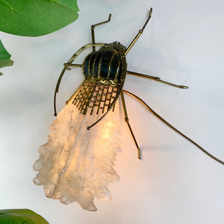 Henri Fernandez for Atelier Jacques Duval Brasseur Quartz and Bronze ...