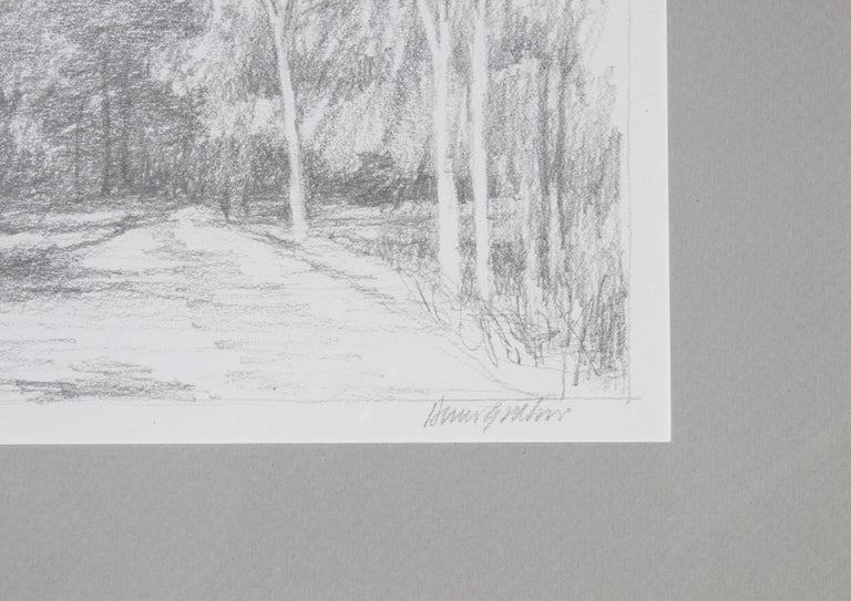 Henri Gadbois - Naturalistic Grey Forest Path Photo Print Proof of ...
