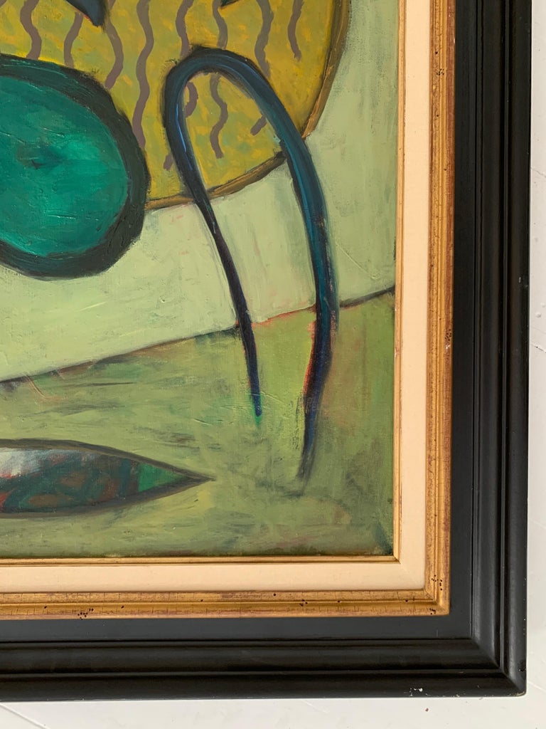 Henri Goetz - HUGE ORIGINAL ABSTRACT SIGNED OIL PAINTING - PARIS ...