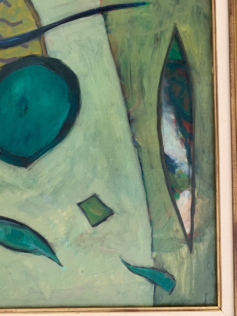 Henri Goetz - HUGE ORIGINAL ABSTRACT SIGNED OIL PAINTING - PARIS ...