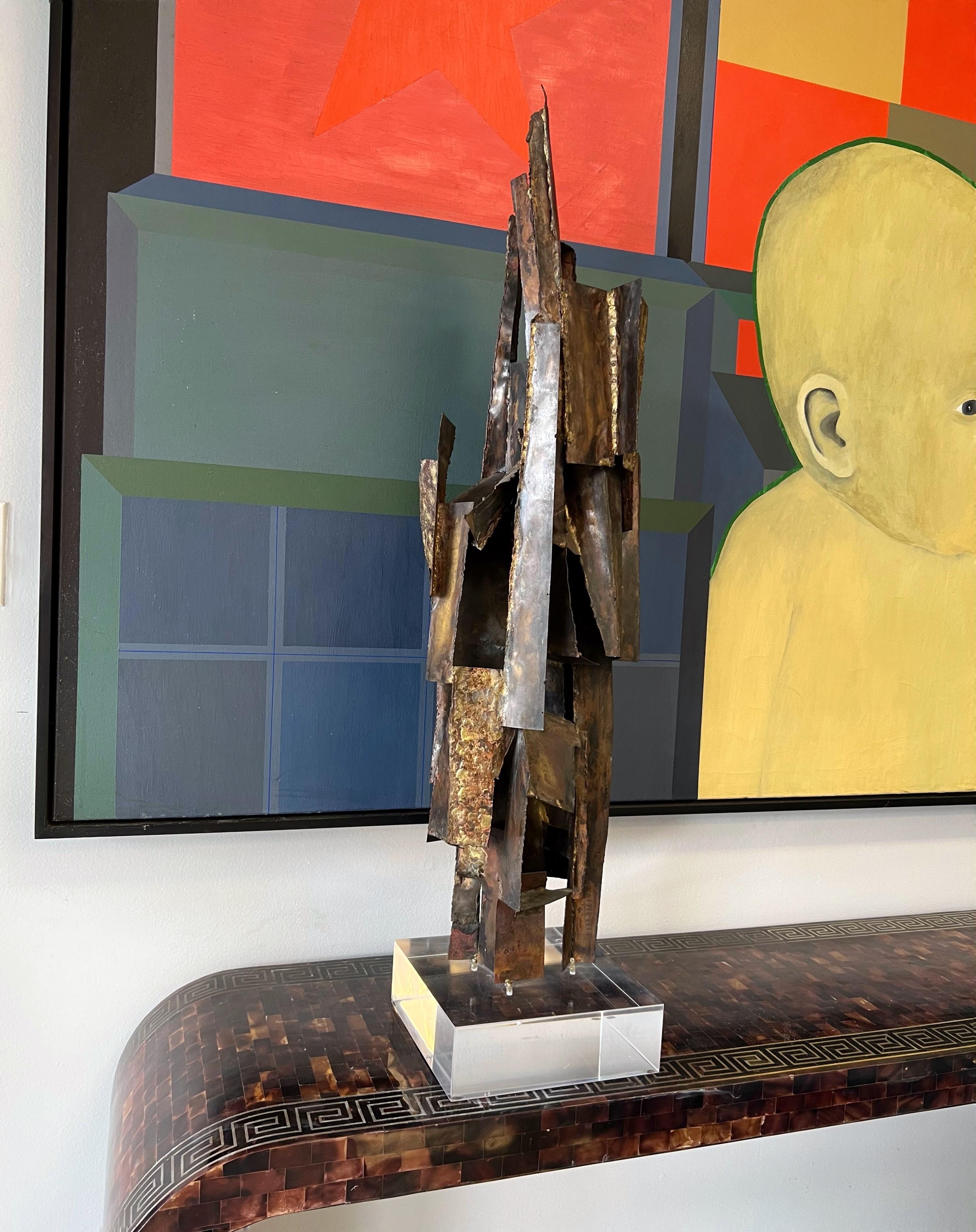 Henri Marie Rose Modern Brutalist Bronze Sculpture at 1stDibs | marie ...