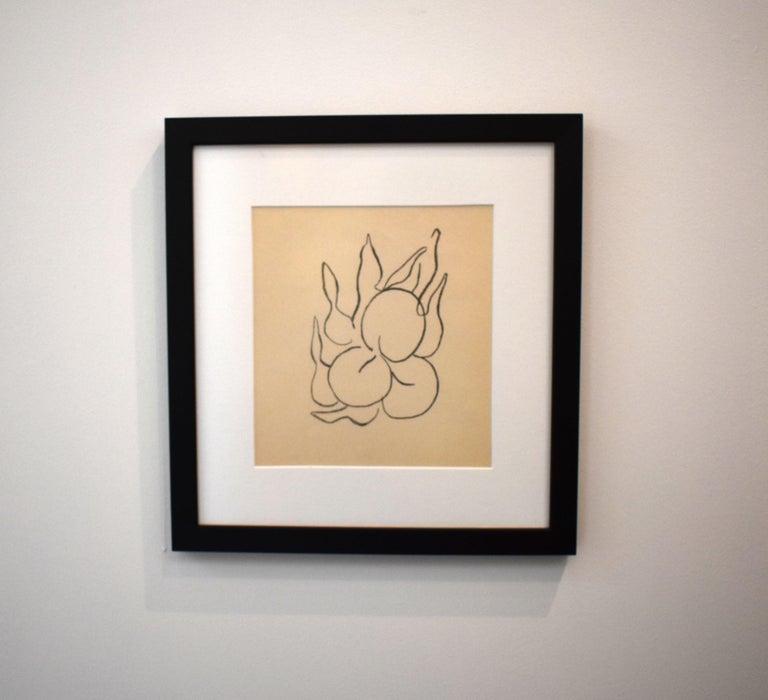 Henri Matisse "Fruits" Black and White Lithograph by Henri Matisse For ...