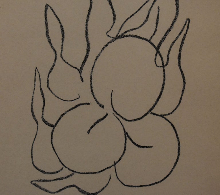 Henri Matisse "Fruits" Black and White Lithograph by Henri Matisse For ...