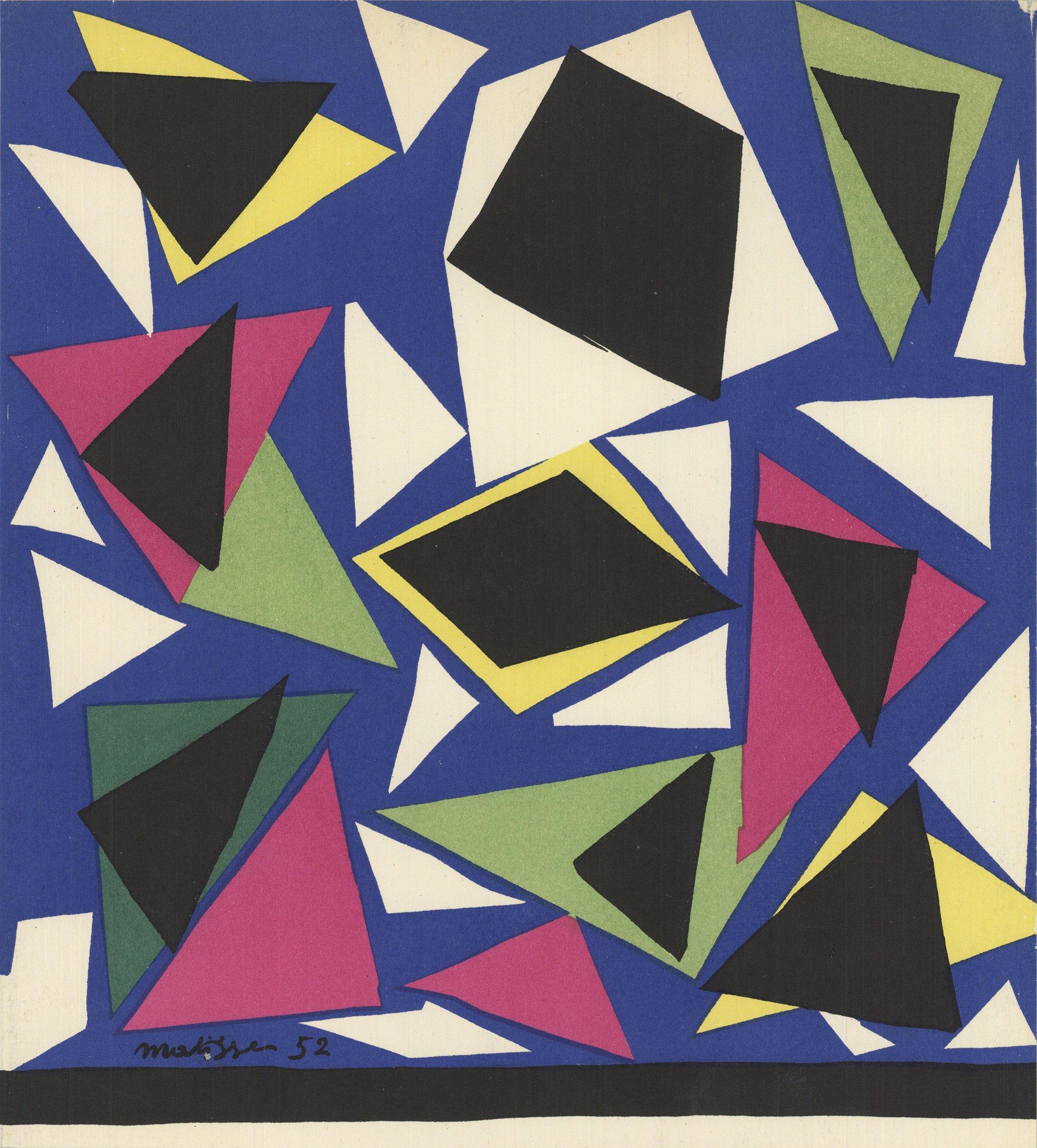 Henri Matisse - Original Matisse Exhibition Poster at 1stDibs