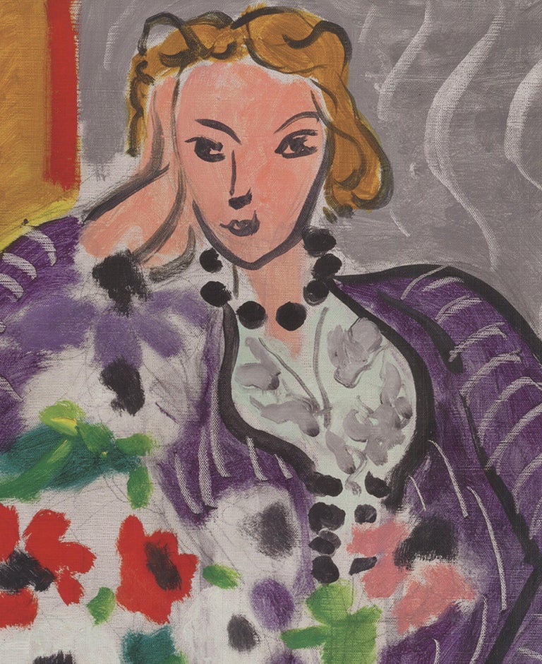 Henri Matisse - 2004 Henri Matisse 'Purple Robe and Anemones ...